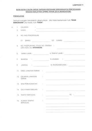 Iklan tbbk dg32 tahun 2014 | PDF