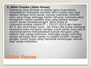 Iklim di indonesia | PPTX