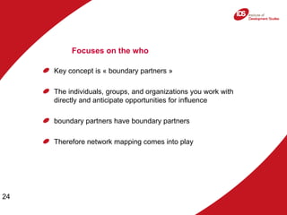 Theory of Change and Outcome Mapping | PPT