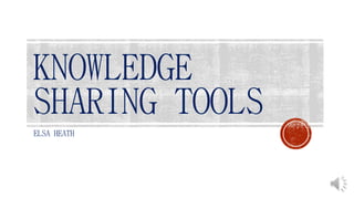 IKM presentation: Knowledge Sharing Tools | PPT