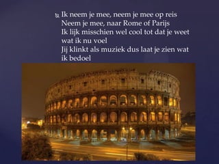 Ik neem je mee | PPTX