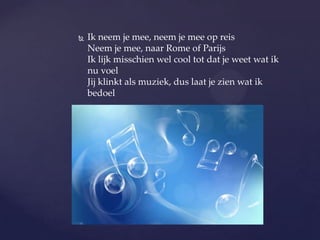 Ik neem je mee | PPTX