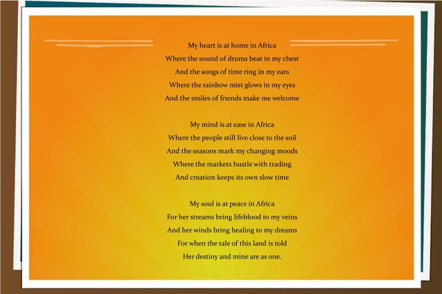 "I Know A Place In Africa" - Poetry by Wayne Visser - Photography by ...