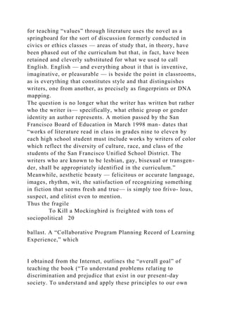 I Know Why the Caged Bird Cannot ReadHow American High School .docx