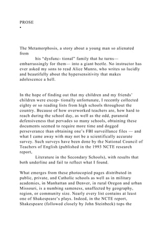 I Know Why the Caged Bird Cannot ReadHow American High School .docx