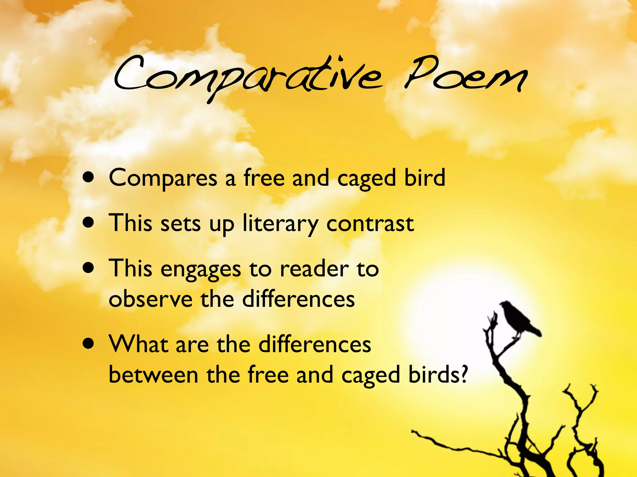 I Know Why The Caged Bird Sings | PDF