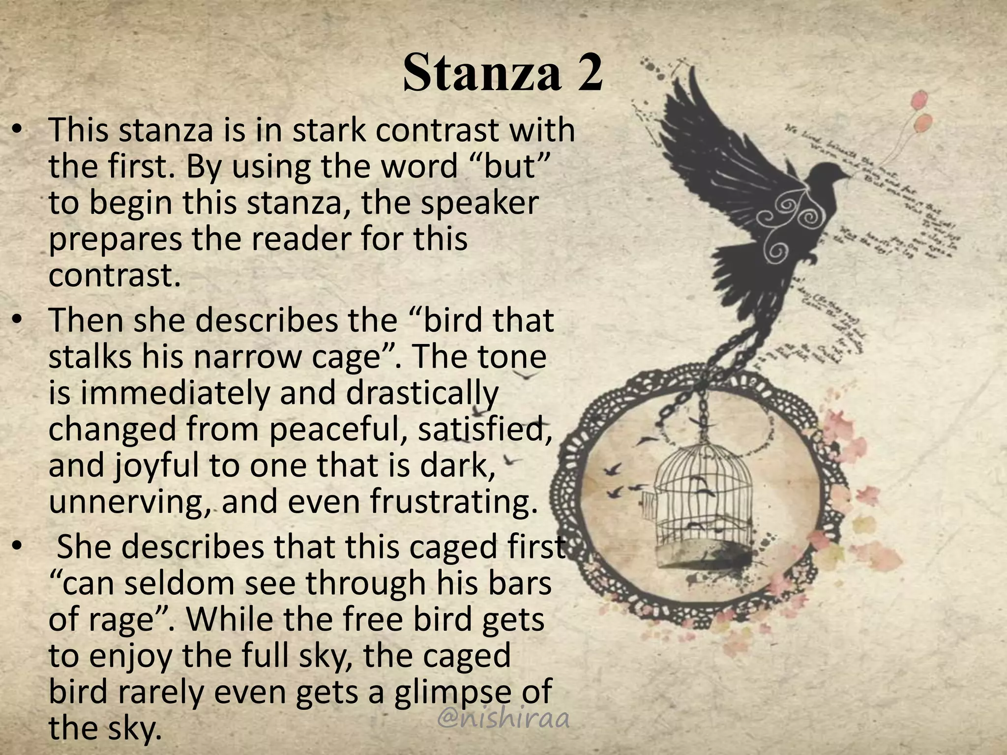 I know why the caged bird sings - nh | PPTX