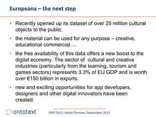 Europeana Creative. EDM Endpoint. Custom Views | PPTX