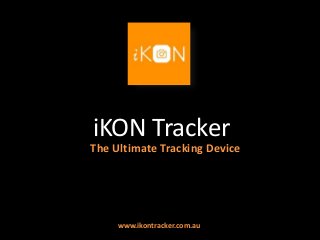 iKON Tracker.- Lost and Found Tracking Software