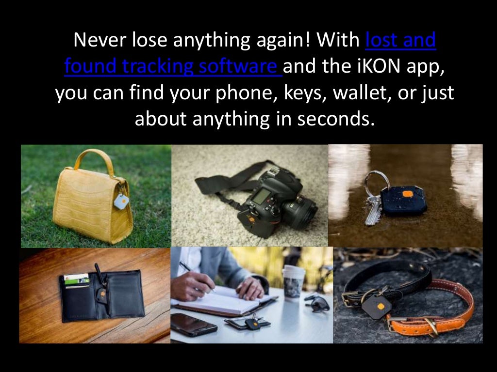 iKON Tracker.- Lost and Found Tracking Software