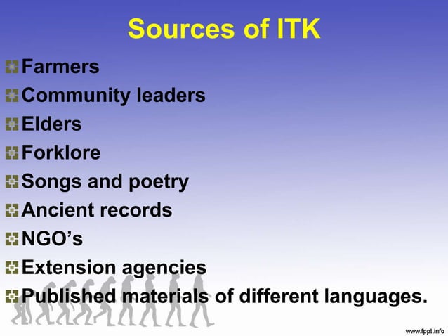Indigenous Technological Knowledge (ITK) or IKP/ITK | PPTX | Science
