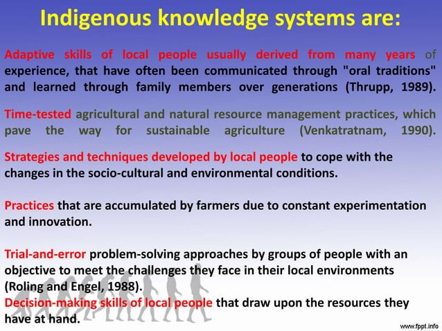 Indigenous Technological Knowledge (ITK) or IKP/ITK | PPTX | Science