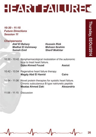 Scientific Program heart failure Conference , 1-2 October 2014-Azur ...