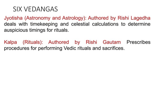 Indian Knowledge System Veda and Vedangas .pptx