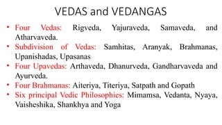 Indian Knowledge System Veda and Vedangas .pptx