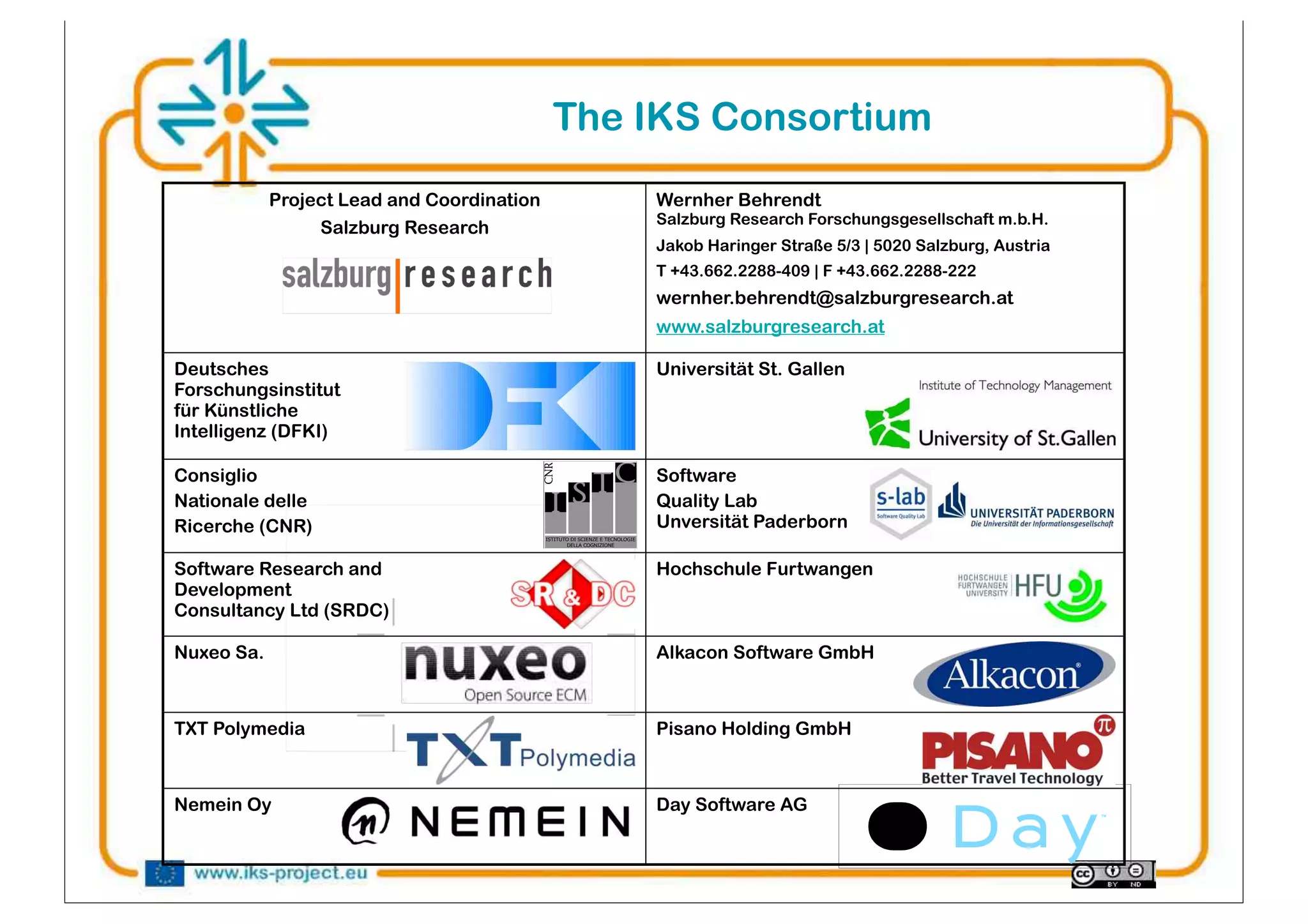 IKS early adopters workshop: what are we building? | PPT