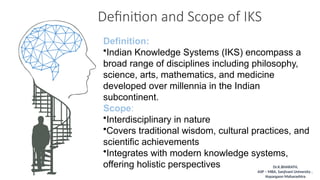 Introduction to Indian Knowledge System | PPTX