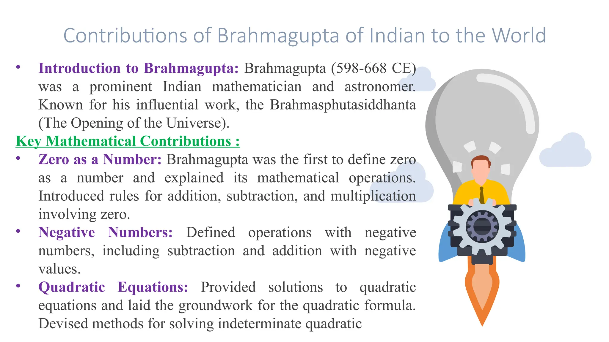 Contributions of Indian to the world in Mathematics & Astronomy . | PPTX