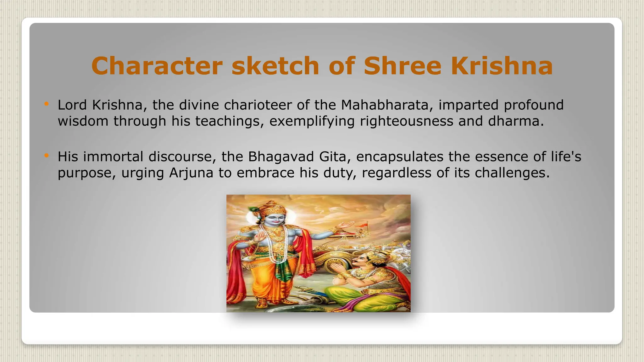 life lessons of bhagvad gita by lord krishna | PPTX