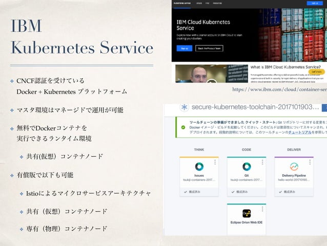 IBM Cloud Kubernetes Serviceで使うコンテナ環境 | PDF