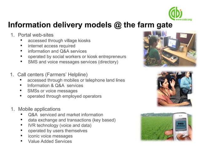 Mobile Technology Enabled Agro-advisory | PPT