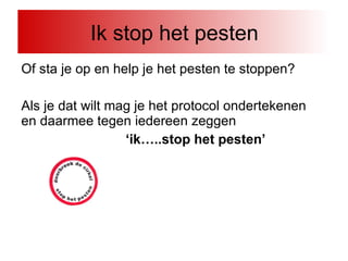 Ik stop het pesten | PPT