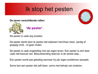 Ik stop het pesten | PPT