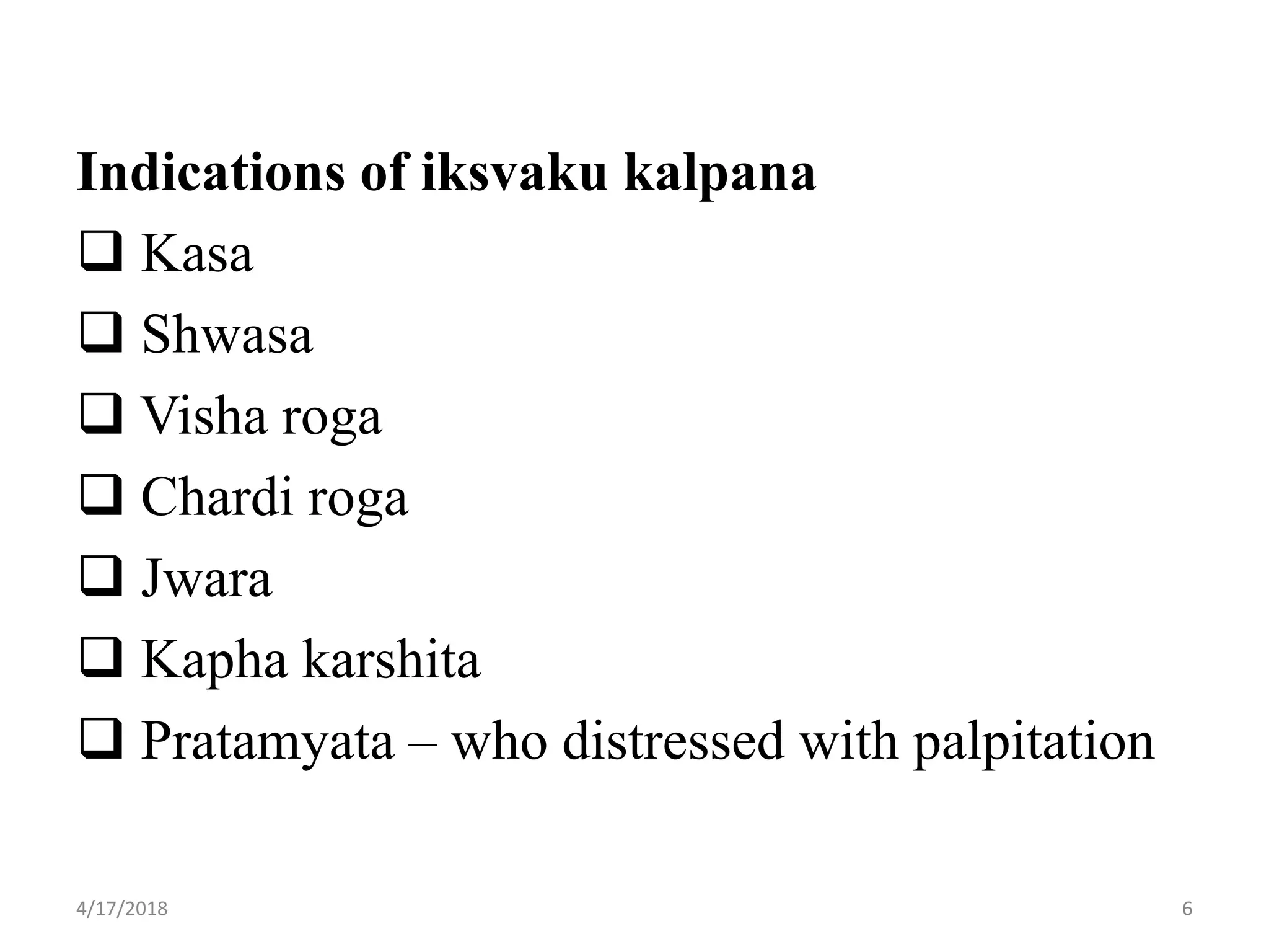 Iksvaku & Dhamargava kalpa | PPTX