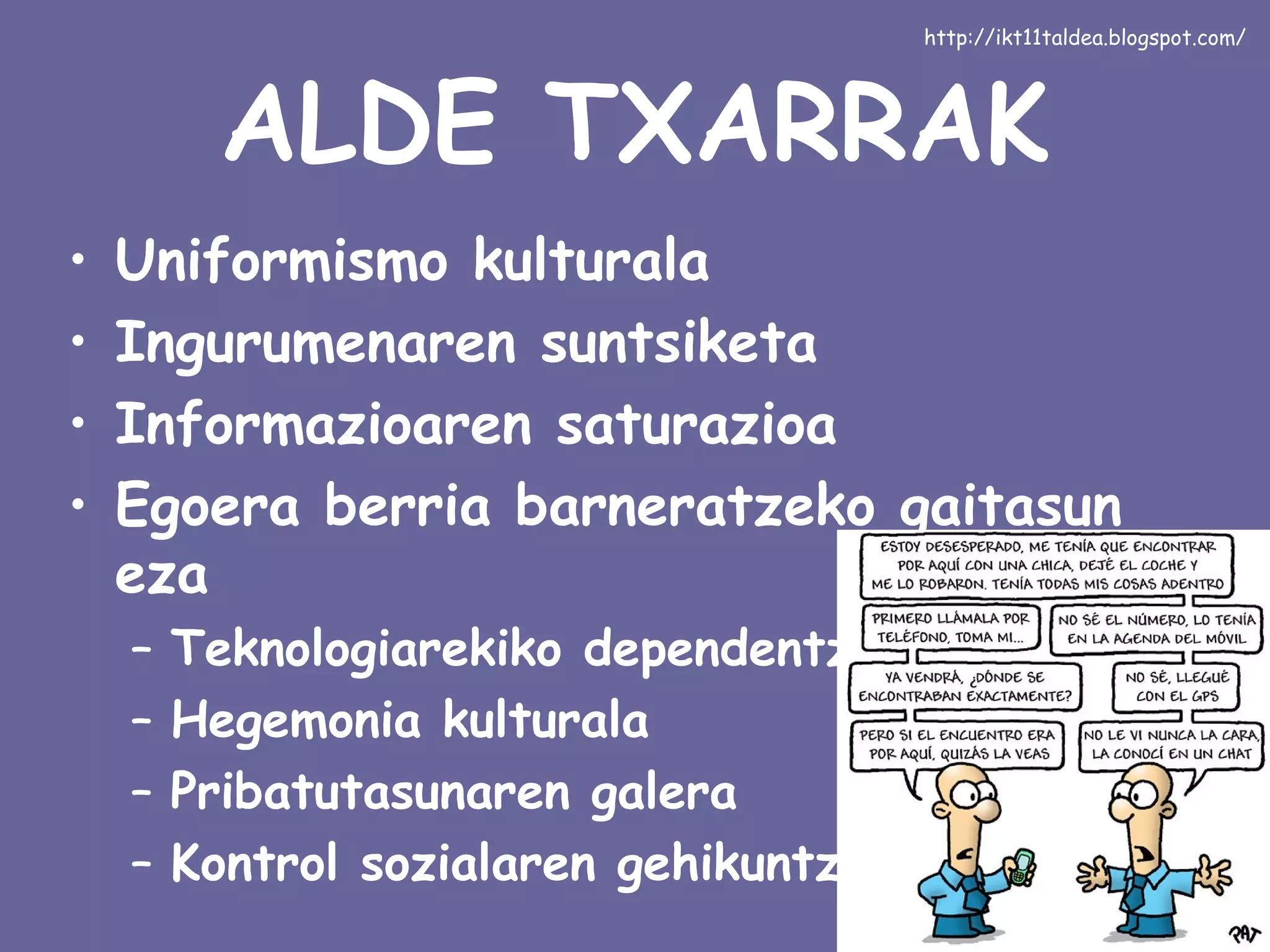 Ikt arazo eta helburuak | PPT
