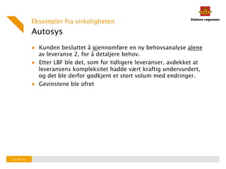 Ikt prosjekter i statens vegvesen | PDF