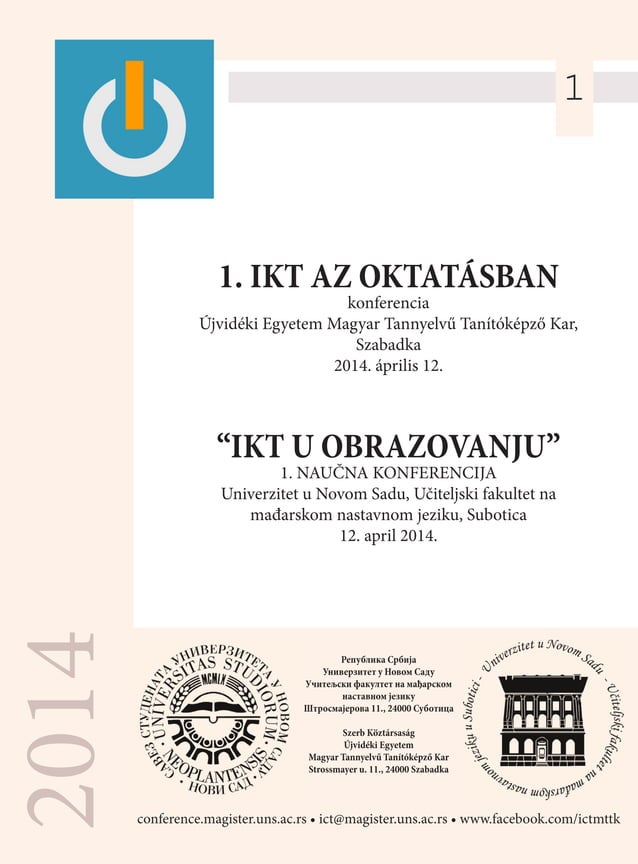 Ikt az oktatasban ikt u obrazovanju 2014-04-12 | PDF