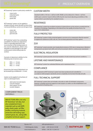 IKT Fastening® system brochure | PDF