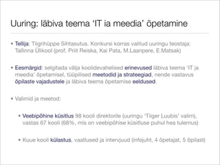 IT läbiva teemana | PPT