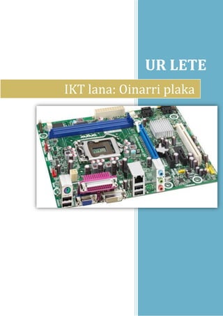 Oinarri-plakaren osagaiak | PDF