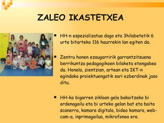 Ikt lehengo lana | PPT