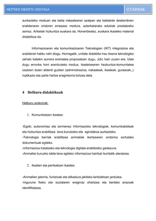 HEZTEKO OBJEKTU DIGITALA | PDF