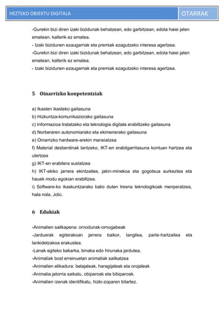 HEZTEKO OBJEKTU DIGITALA | PDF