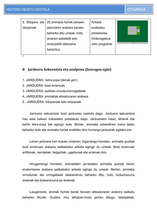 HEZTEKO OBJEKTU DIGITALA | PDF