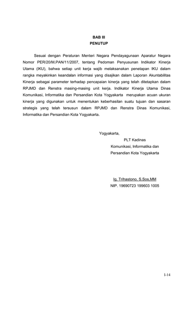 Iku diskominfo jogja | PDF