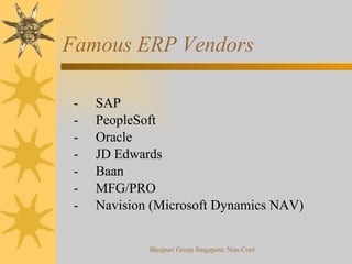 History and Evolution of ERP & SAP | PPT