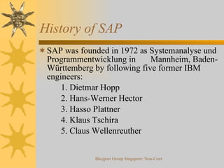 History and Evolution of ERP & SAP | PPT