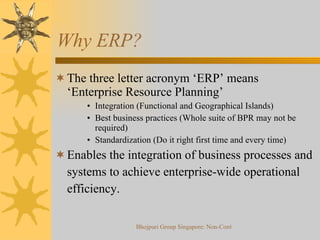History and Evolution of ERP & SAP | PPT