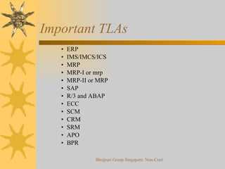 History and Evolution of ERP & SAP | PPT