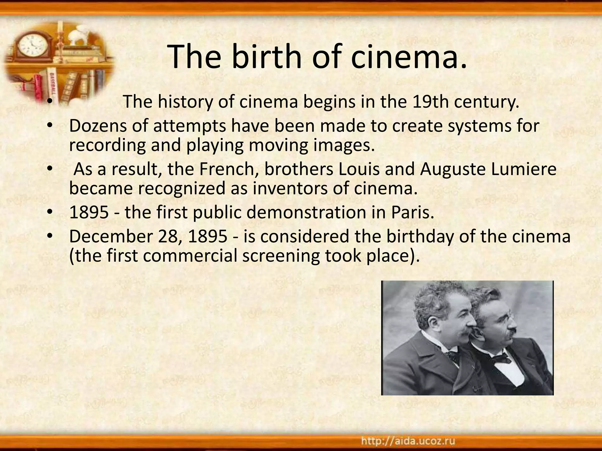 The Evolution of the West's Film Art | PPT