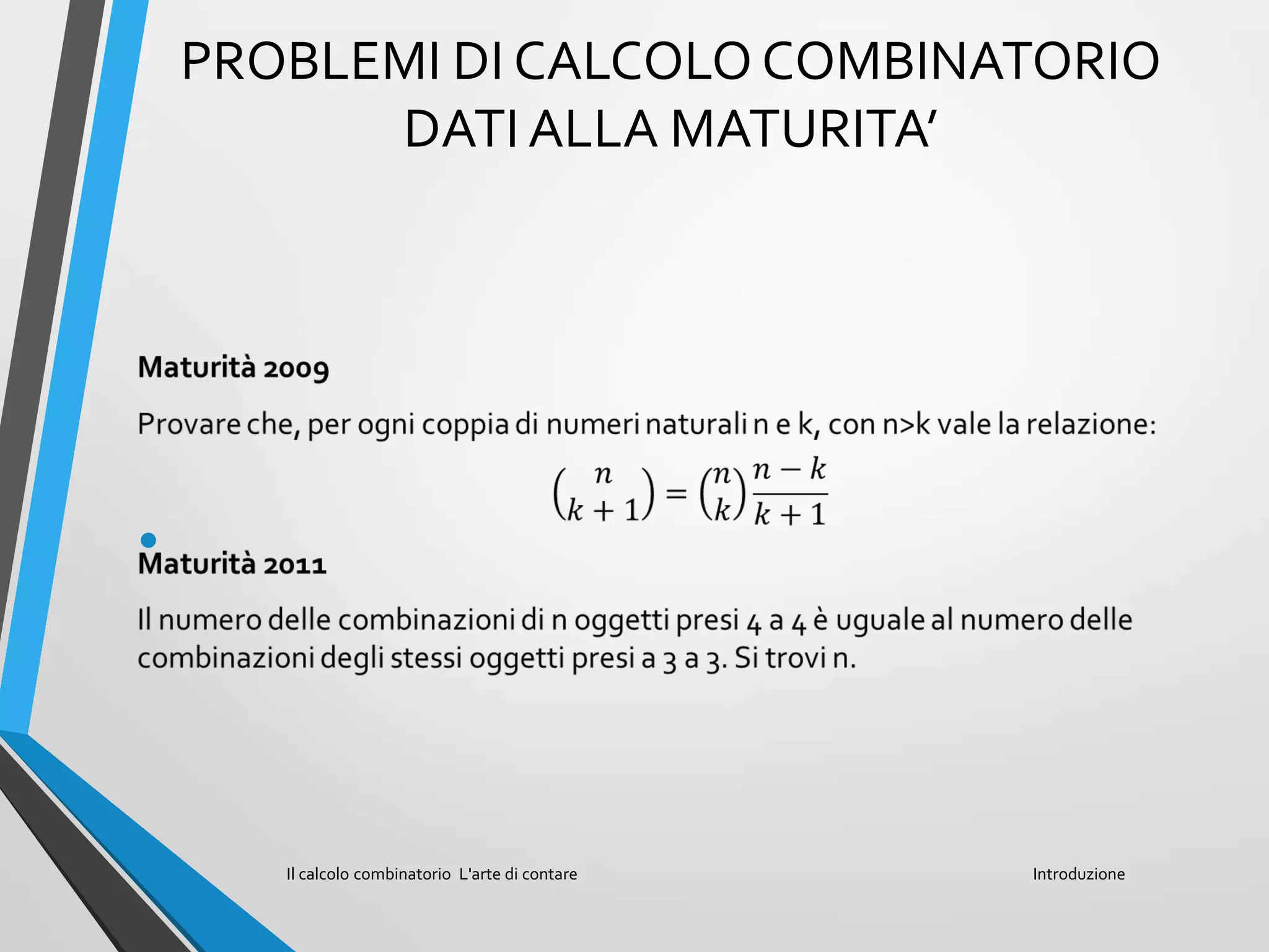 Il calcolo-combinatorio | PPTX