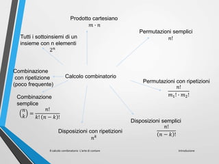 Il calcolo-combinatorio | PPTX