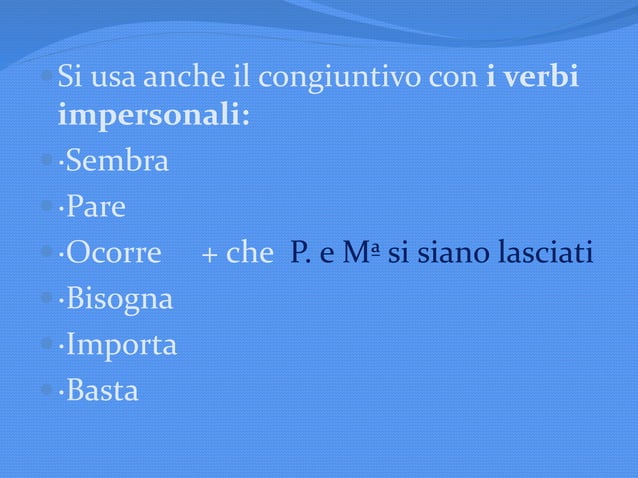 Il congiuntivo presente | PPTX