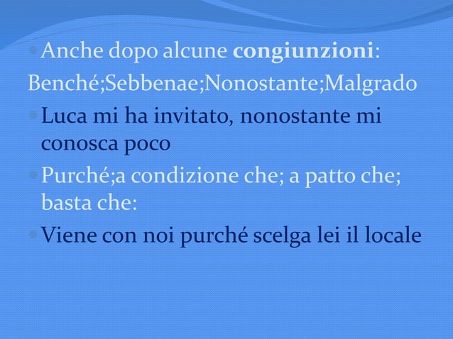 Il congiuntivo presente | PPTX