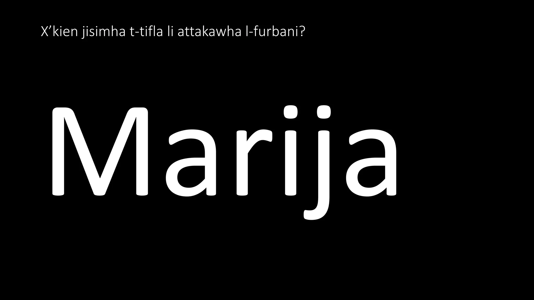 Il madonna tal-isperanza | PPTX