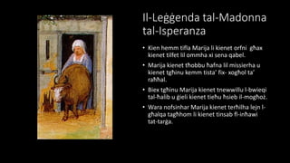 Il madonna tal-isperanza | PPTX